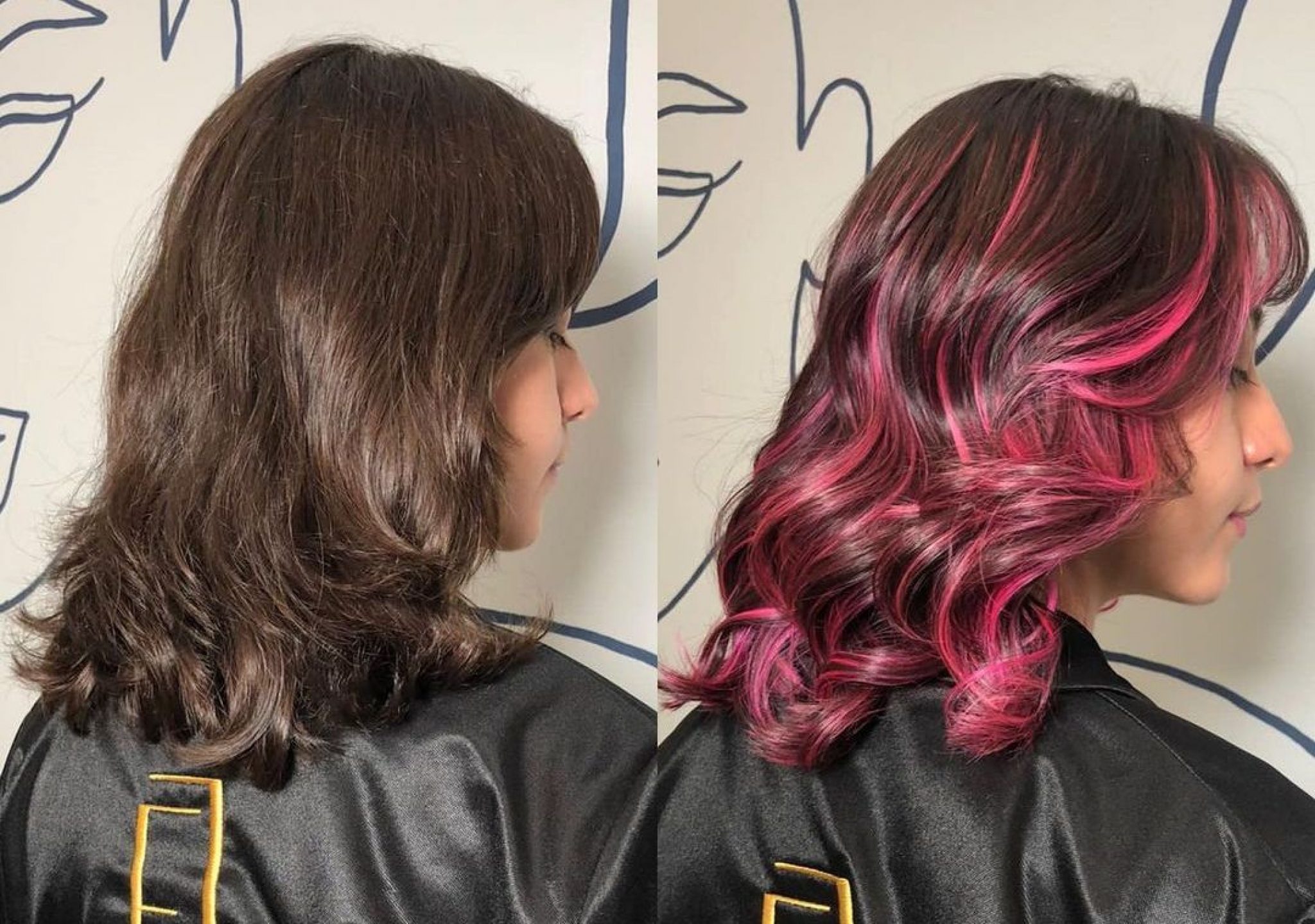 Pink Highlights in Brown Hair: How to Make Them & Examples