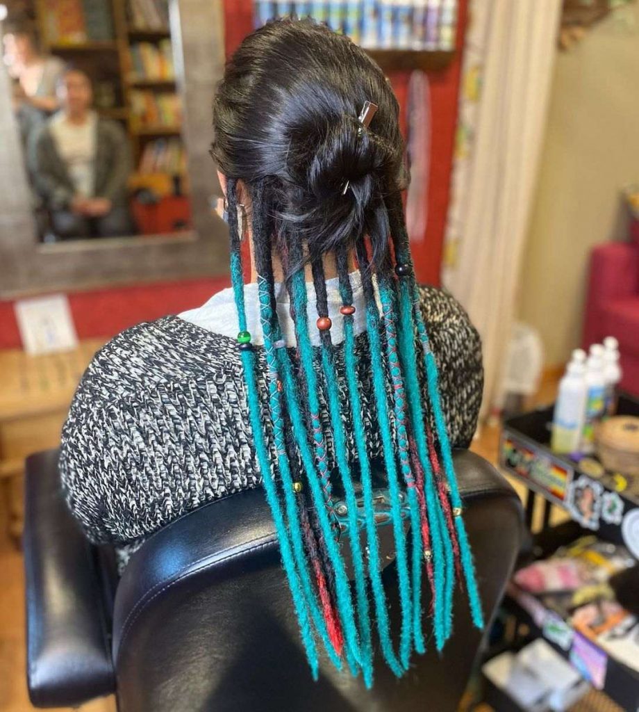 Colored Dreads: 30 Dope Color Ideas for Locs